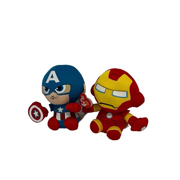 Marvel | Toys | Ty Beanie Baby Avengers Marvel Plush Stuffed Animal ...